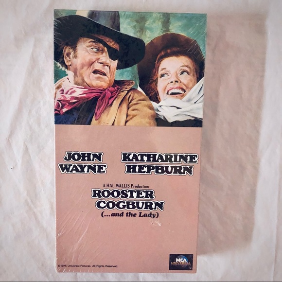 Media | Unopened Rooster Cogburn The Lady Vhs John Wayne Katharine ...